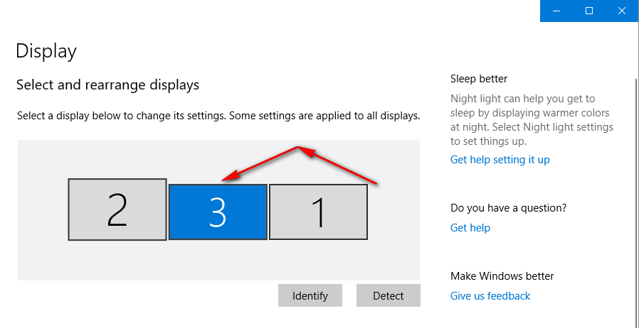 How to change direction of the extended monitors in Windows 10 – Tomasz ...